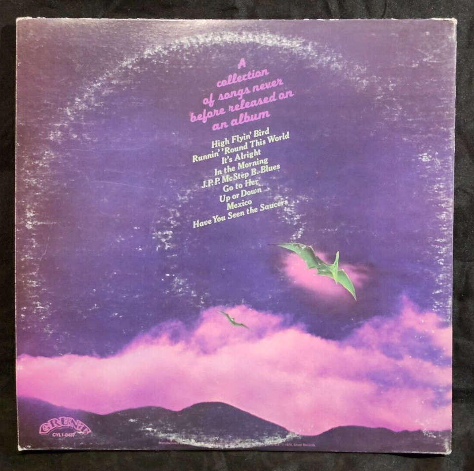 Jefferson Airplane Early Flight LP Vinyl Album Record CYL1-0437 Grunt ...