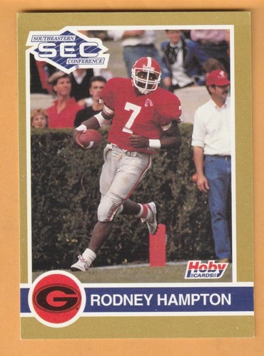 1991 Hoby Stars of the SEC - Rodney Hampton #140 for sale online | eBay