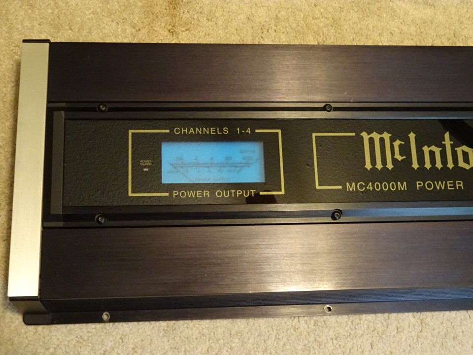 REFURBISHED OLD SCHOOL MCINTOSH MC4000M AUDIOPHILE AMP RARE .005% THD ...