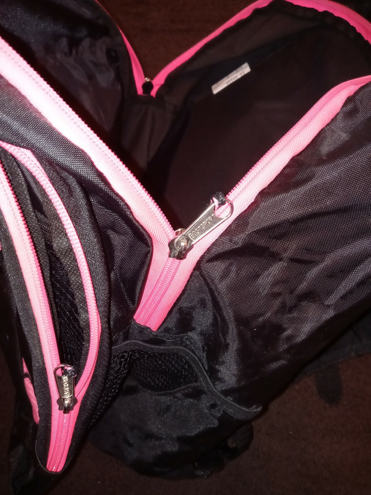 Eastsport Backpack Black/Pink School College Travel c… - Gem