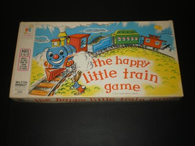 THE HAPPY LITTLE TRAIN MILTON BRADLEY 1957 EXCELLENT VINTAGE CONDITION ...