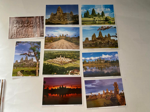 10 postcards Angkor Wat : Seam Reap Province - Kingdom of Cambodia post ...