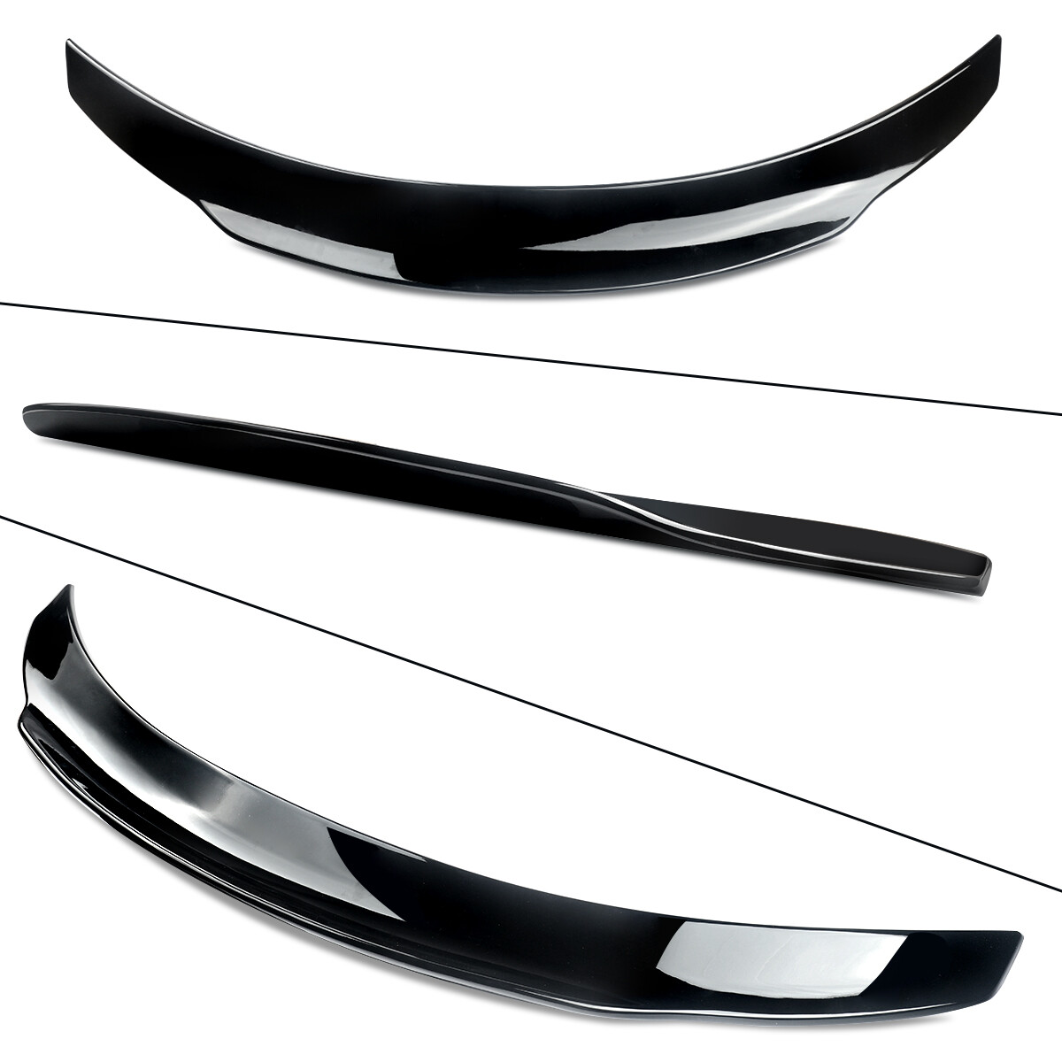 Painted Rear Boot Spoiler Lip for Mercedes C205 C63 Coupe PSM Style ...