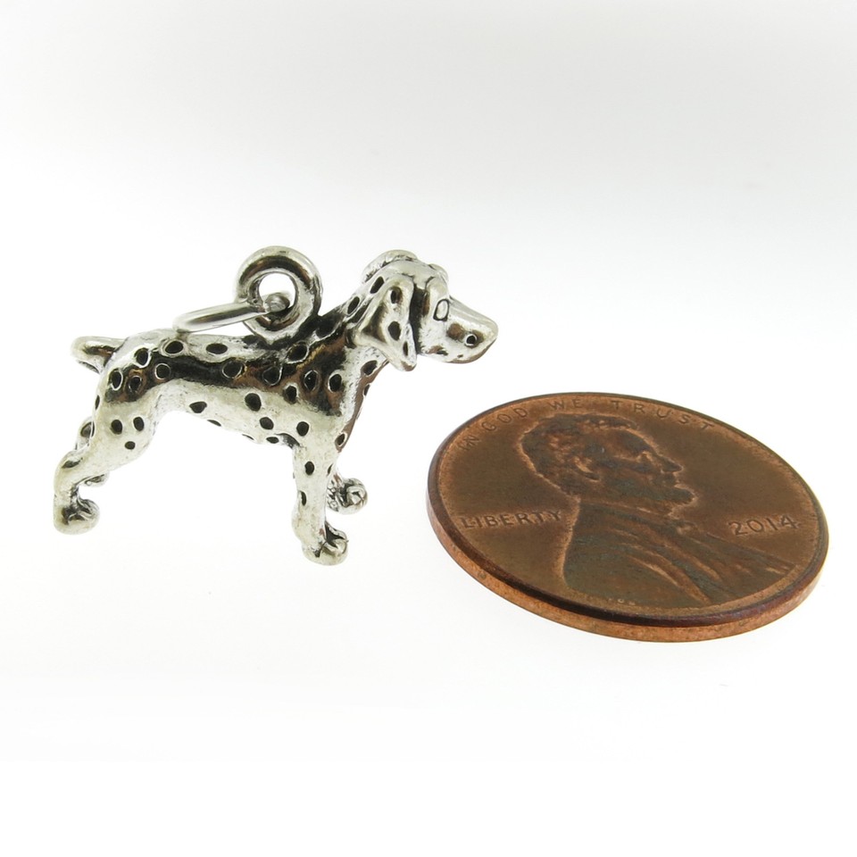 925 Sterling Silver Dog Puppy Charms Many Breeds Made in America | eBay