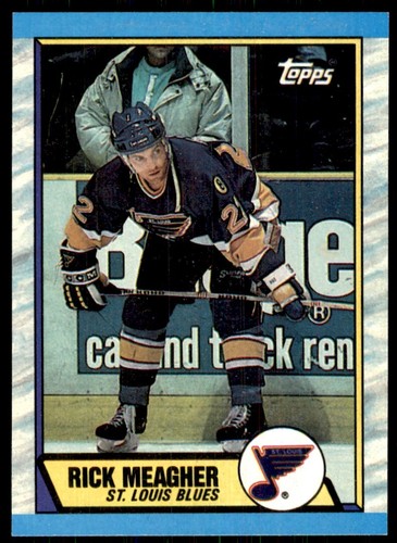 1989-90 TOPPS RICK MEAGHER ST. LOUIS BLUES #116 | eBay