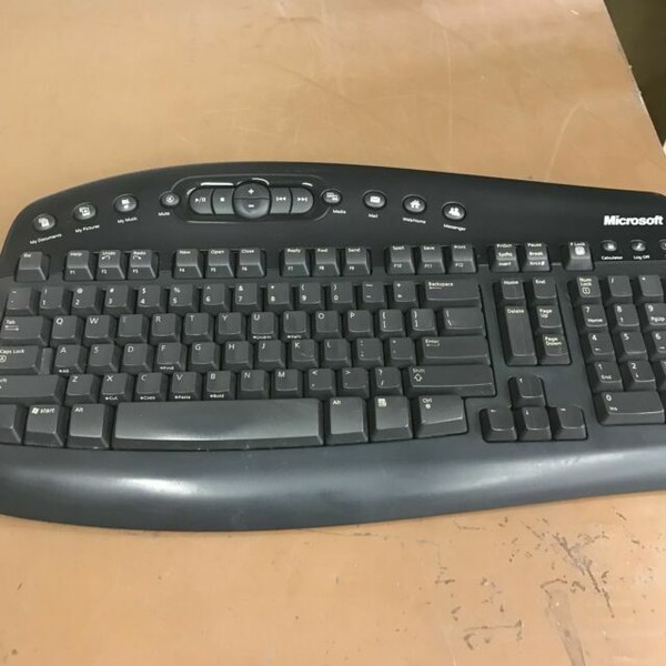Microsoft Wireless Multimedia Keyboard 1.1 Wur0445 Keyboard Only ...