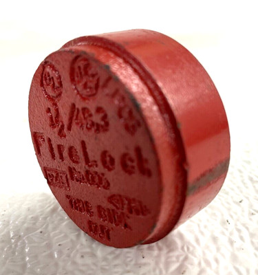 Victaulic Firelock Style 006 | 1-1/2" Cap | Grooved End Pipe Fitting | eBay