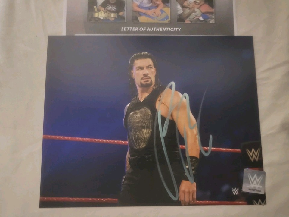 ROMAN REIGNS WWE WRESTLING AUTOGRAPH Signed 8x10 Photo Original w/COA ...