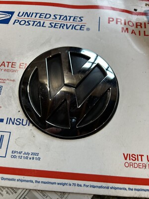 VW Volkswagen Beetle rear hatch emblem badge decal Bug OEM Factory ...