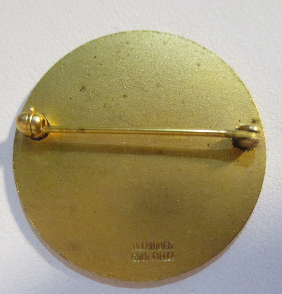 DAR Daughters of the American Revolution "European Trails", Gold Filled ...