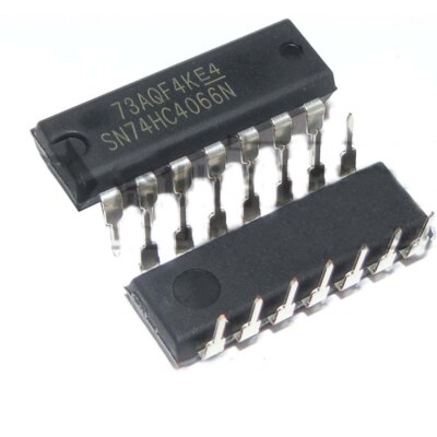 set of 5 four-way bidirectional analog switch SN74HC4066N 74HC4066 chip ...