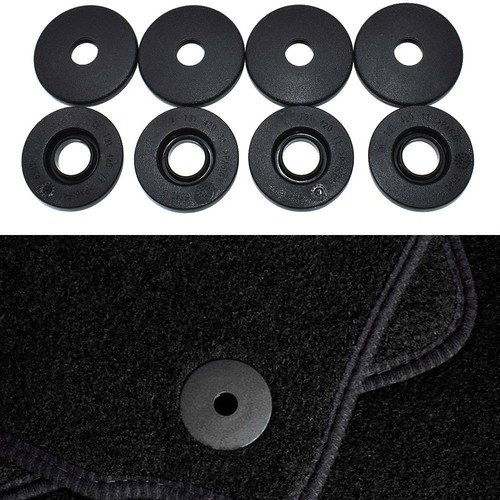 4 x For Ford Car Mat Clips Black Round Clip Connector for Rubber ...