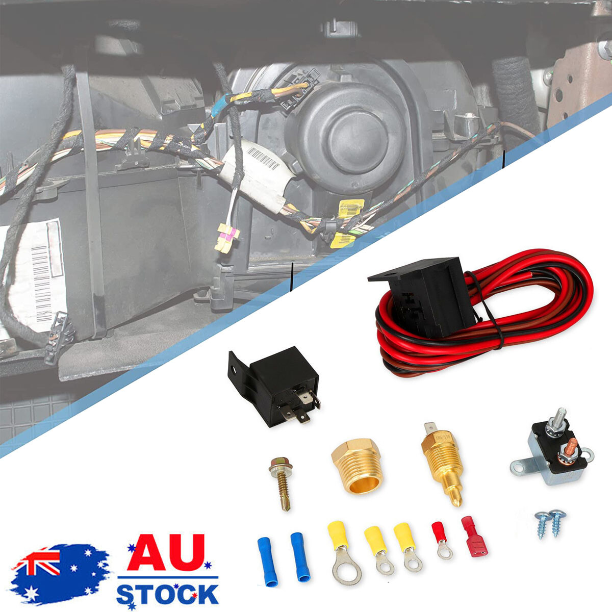 60A Radiator Thermostat Thermo Fan Fuse Temp Switch Sensor Control ...