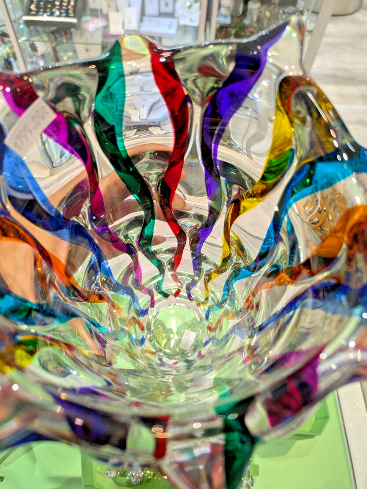 Murano CC Zecchin Large spiral Vase 12" tall - New | eBay