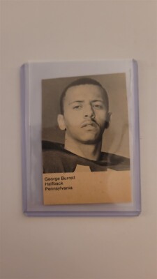 George Burrell University of Pennsylvania 1968 Football RD Player Panel ...