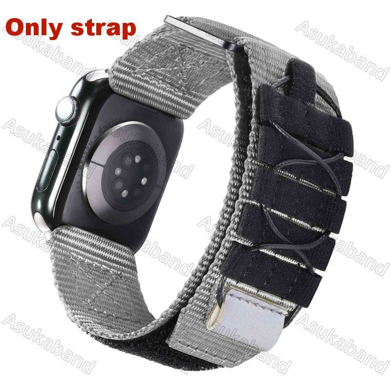 For Apple Watch 3 5 SE 6 7 8 Ultra 49mm Strap Band Hoop Loop Nylon ...