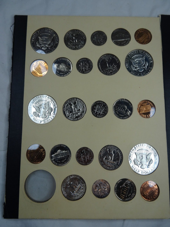 1964 - 1971 US Mint Proof & SMS 8 Annual Sets 39 Coins 40% Silver | eBay