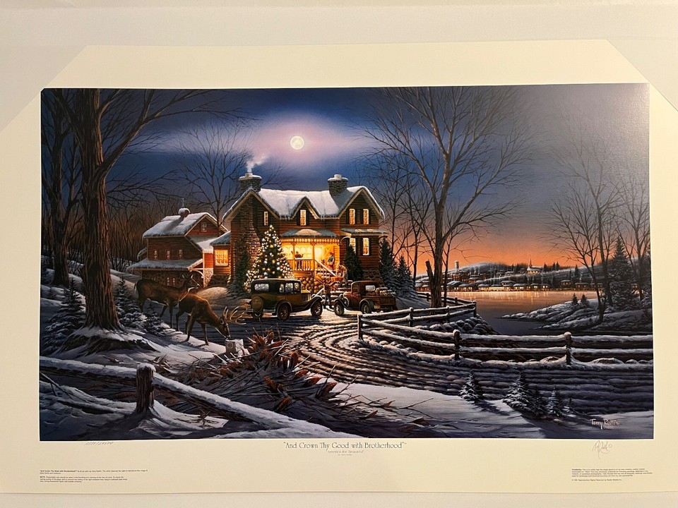 Complete 8 pc set AMERICA THE BEAUTIFUL prints by Terry Redlin. Never ...