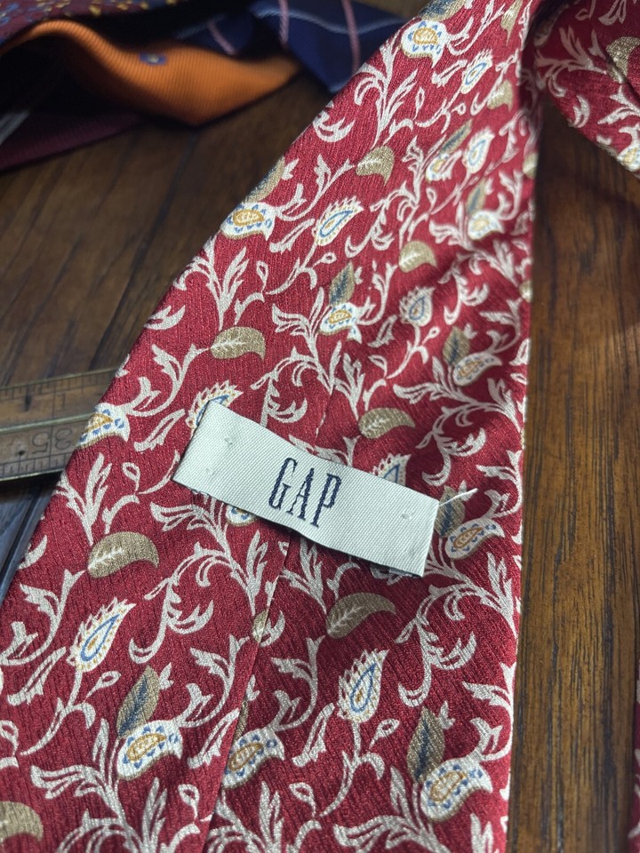 GAP LEAVES COUTURE HIGH END DRESS SUIT DESIGNER NECKTIE TIE FREE ...