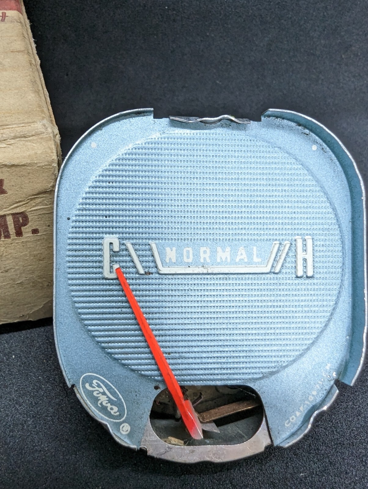 NOS 1960 FORD GALAXIE DASH CLUSTER TEMPERATURE GAUGE C0AF-10970A | eBay