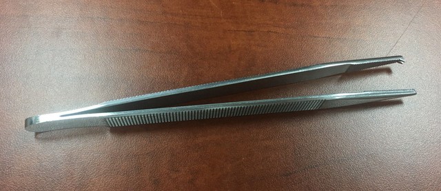 V. Mueller SU2541 Baker Tissue Forceps 1x2 7.5" German Stainless for ...