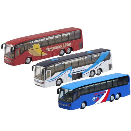 Teamsterz City Coach Airport Bus DieCast Toy Model Vehicles Kids ...