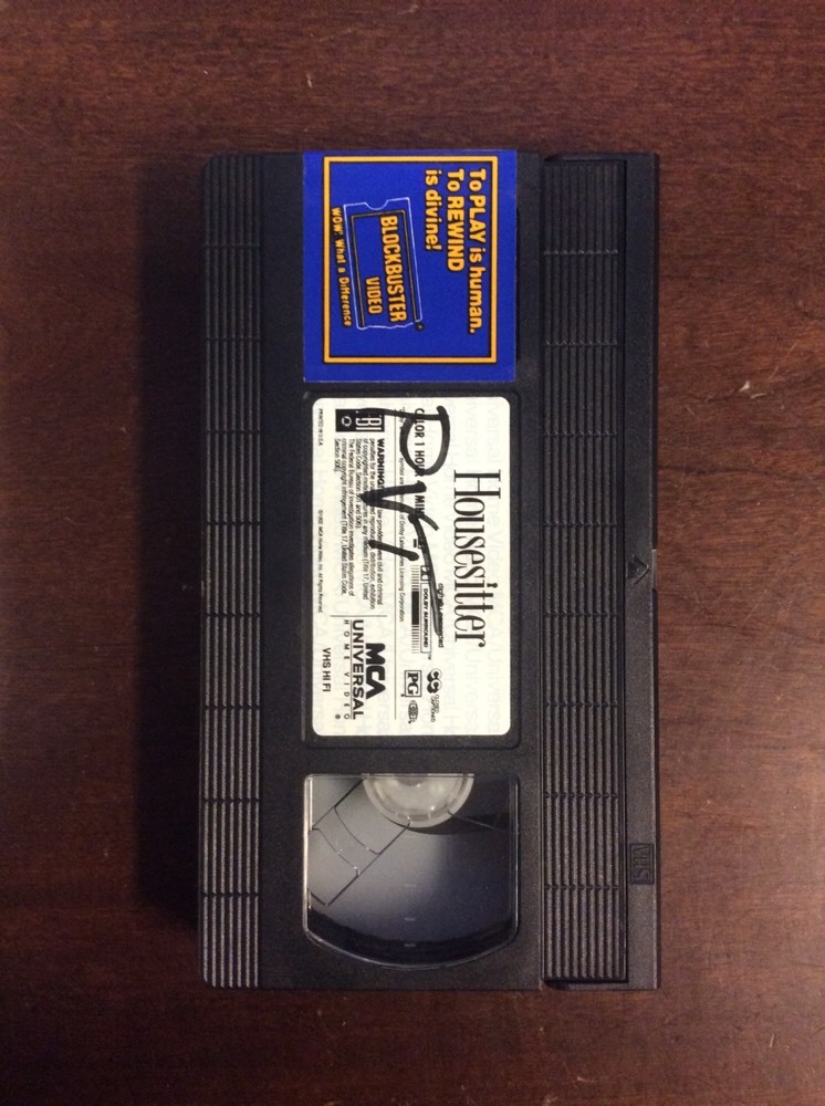 Housesitter VHS 1992 Steve Martin Goldie Hawn MediaGnuiaGnu 96898128032 ...