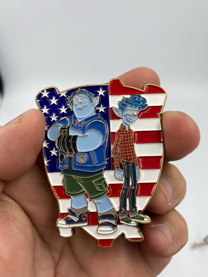 Disney Pixars Onward Inspired Security Challenge Coin RED WHITE and ...