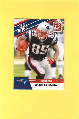 2010 Donruss Rated Rookie Box Set Aaron Hernandez #1 Rookie RC MINT | eBay