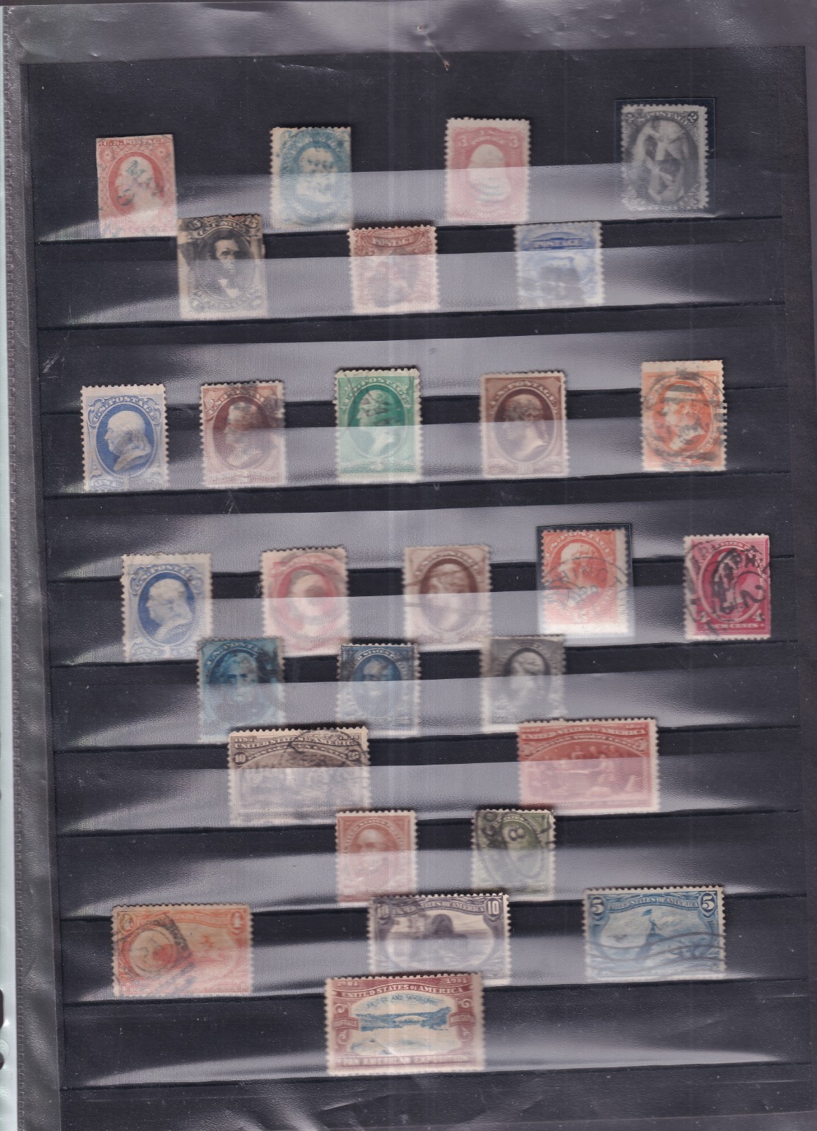 United States Nice unsorted lot older stamps see scan | eBay