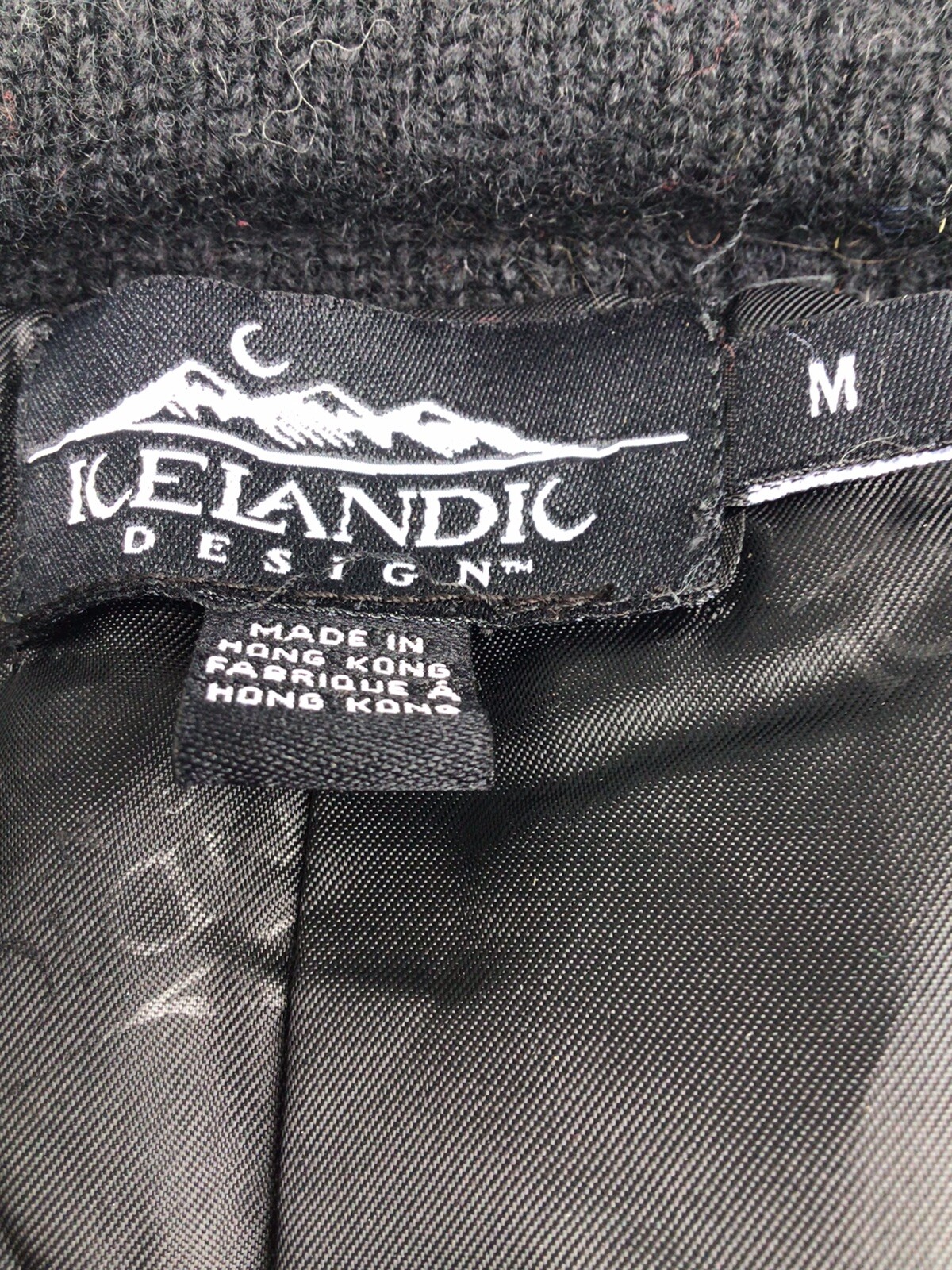 Icelandic Designs Sweaters Icelandic Fair Isle Wool Sweater Coat Size M ...