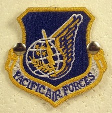 USAF Pacific Air Forces PACAF Patch - Color for sale online | eBay