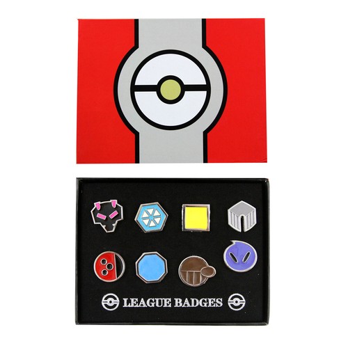 JOHTO LEAGUE Pkm Gym Badges 8 Pcs. Set Pokett Monsters (Generation II ...
