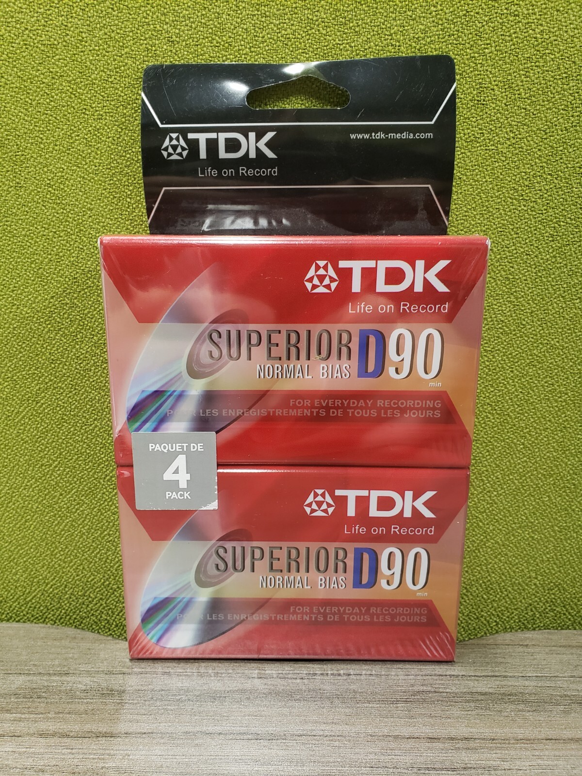 New 4 Pack TDK D90 Superior Normal Bias Blank Cassette Tapes Sealed | eBay