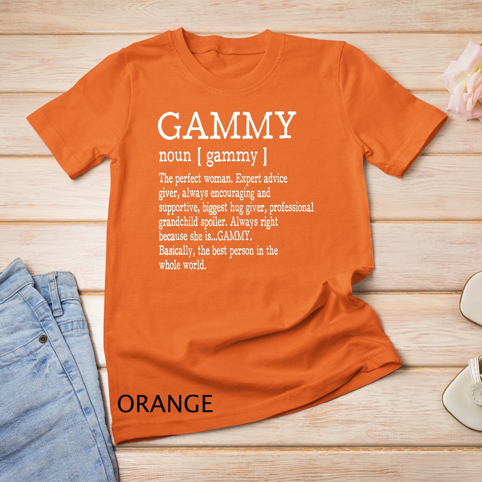 Gammy Definition Grandma Mother Day Gifts Women T-Shirt Unisex T-shirt ...