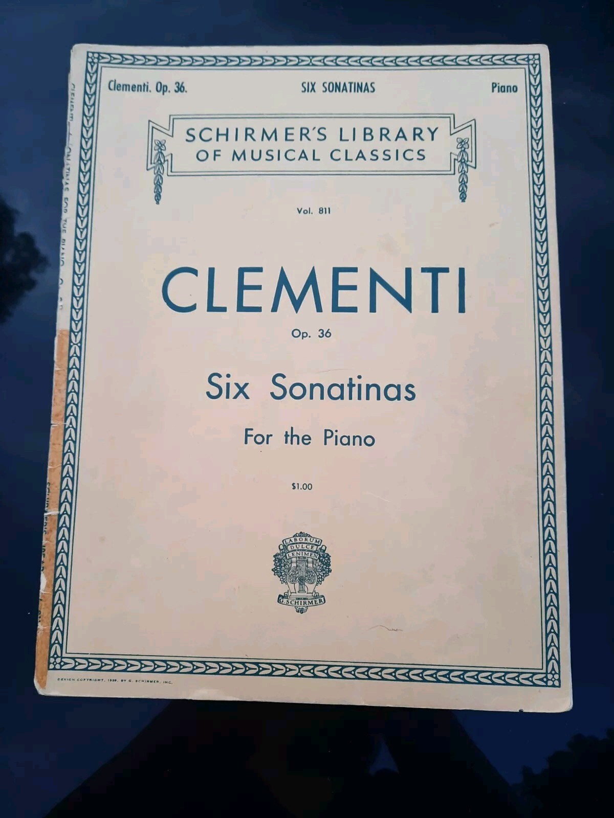 Schirmer's Library Clementi Op. 36 Six Sonatinas For Piano | eBay