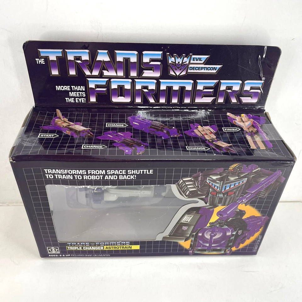 K.0 Transformers G1 Triple Changer Astrotrain Action Figure Gift Toys ...