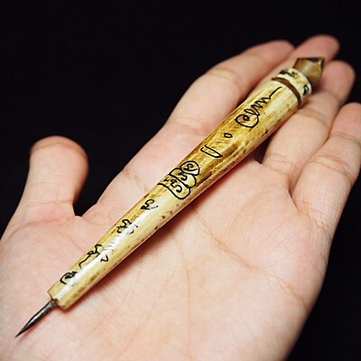 Magic Pen "MEED MOR" Yantra Wealth Lucky Protection Thai Buddha Amulet ...