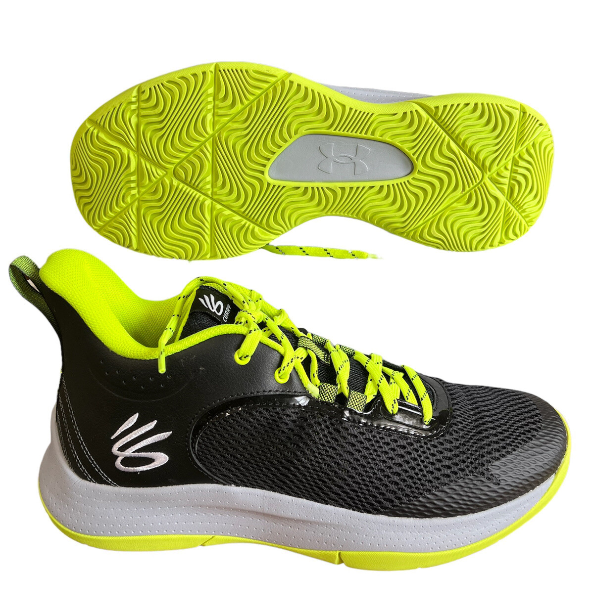 Under Armour Steph Curry 3Z6 3025090-001 Black Grey Mens Basketball ...