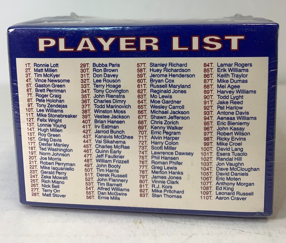 1991 Score NFL Football Rookie & Traded 110 Card Set SEALED | eBay