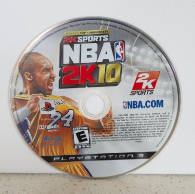 NBA 2K10 (PlayStation 3, 2009) Tested Working Game Disc Only ...