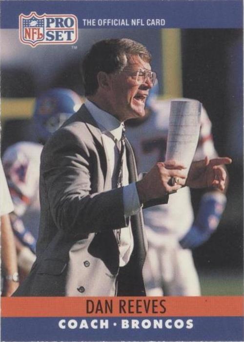 1990 Pro Set Dan Reeves #94 for sale | eBay