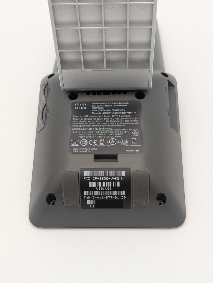 Cisco UC Phone 8800 Key Expansion Module | New - Black/Gray | CP-8800-V ...