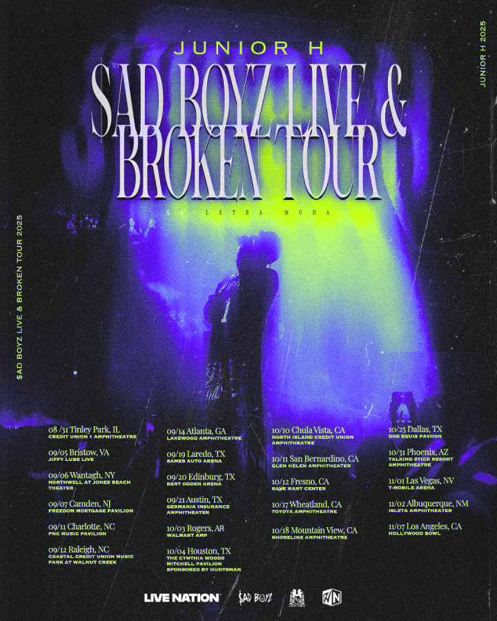 Junior H Sad Boyz Broken Tour 2025 Poster | eBay