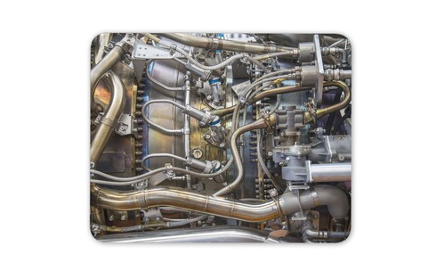 Aircraft Engine Mouse Mat Pad - Airplane Plane Mechanic Fun Computer ...