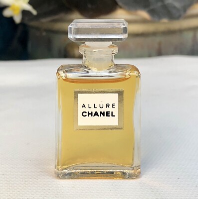 💝MINIATURE Vintage Original ALLURE Chanel PURE PARFUM 4ml Mini Perfume ...