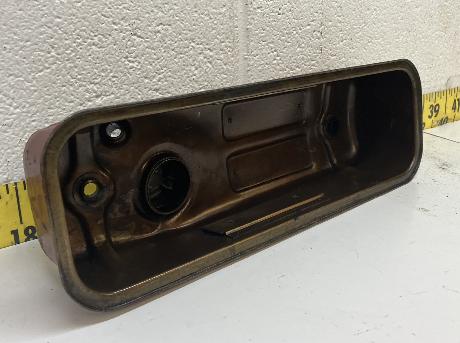 Used OEM 4 Cylinder Valve Cover with Oil Cap + Plates 1955-1962 MG MGA ...