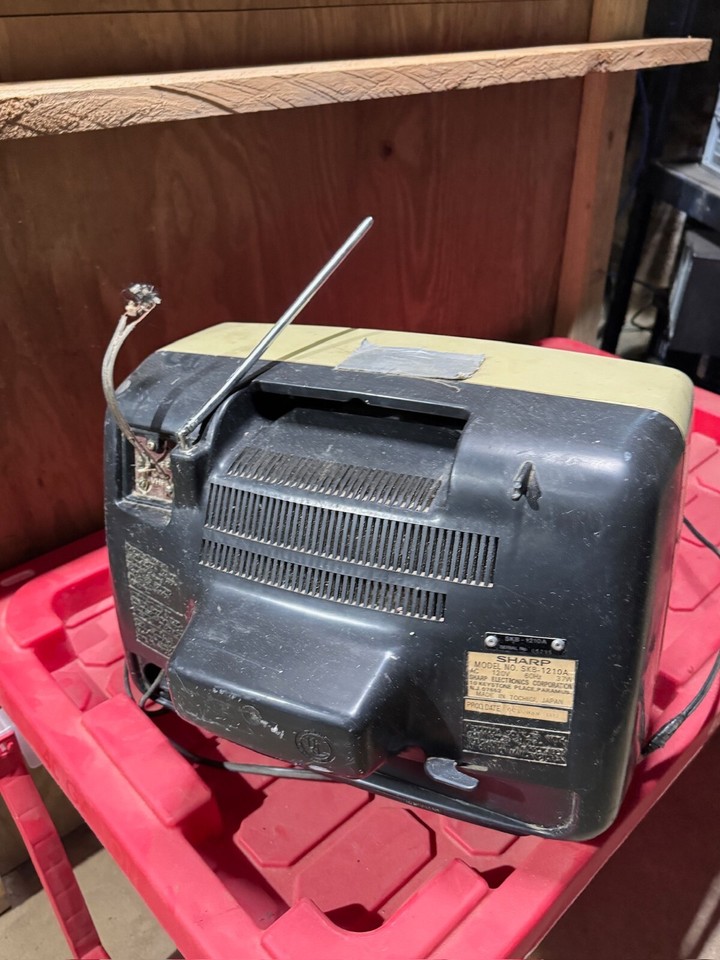 Vintage 1977 Sharp TV. | eBay