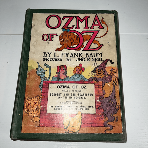 Ozma Of Oz by L. Frank Baum Reilly & Lee Hardcover Color Throughout ...