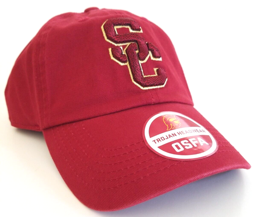 USC Trojans Hat MVP Cardinal Adjustable NCAA Football Strapback ...